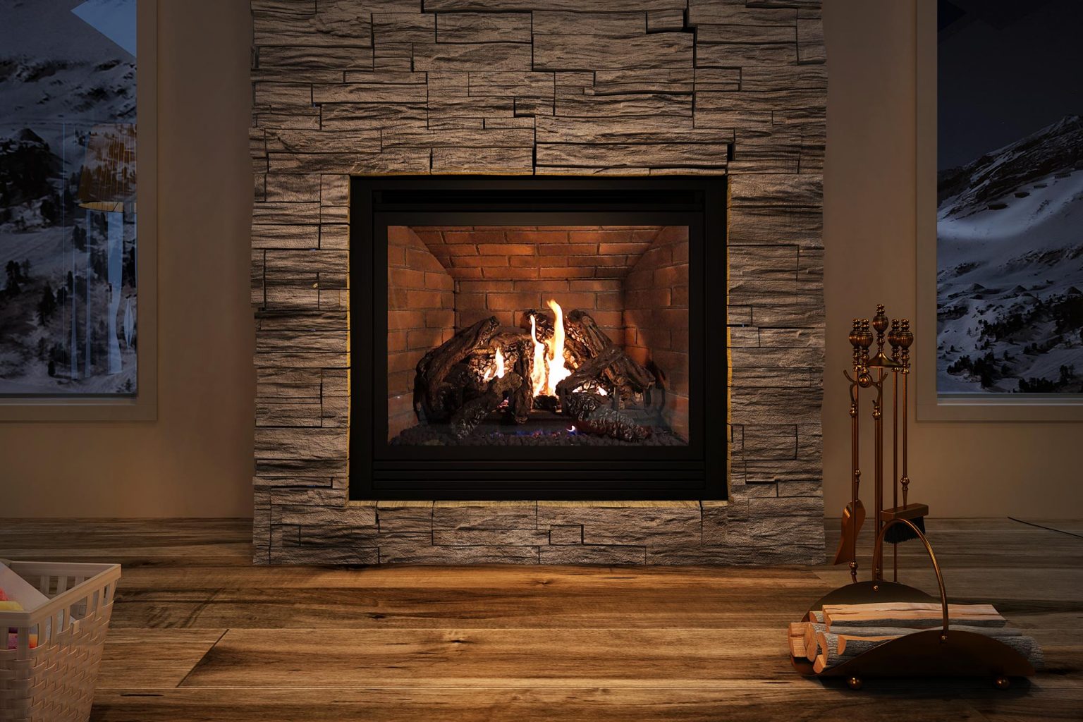 Intrigue® 42 Built-in Gas Fireplace - Ambiance®