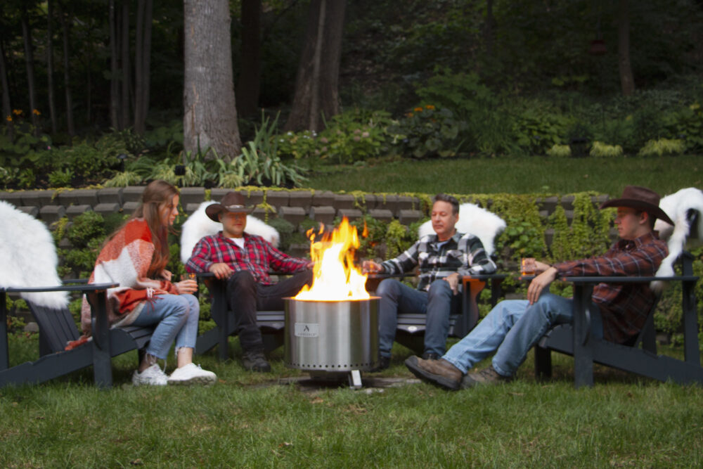 Fiero® Smokeless Firewood and Pellets Fire Pit - Ambiance®