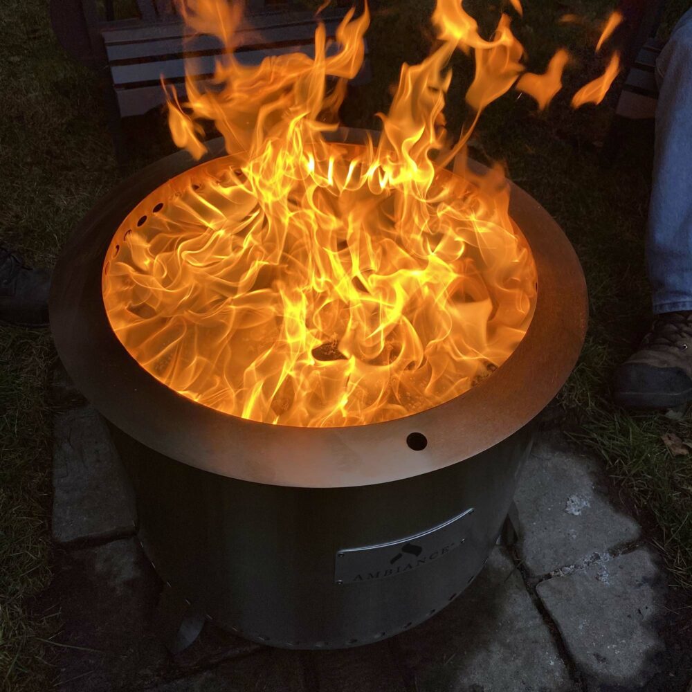 Fiero® Smokeless Firewood and Pellets Fire Pit - Ambiance®