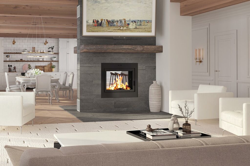 Elegance® 42 See-Thru Built-in Wood Burning Fireplace - Ambiance®