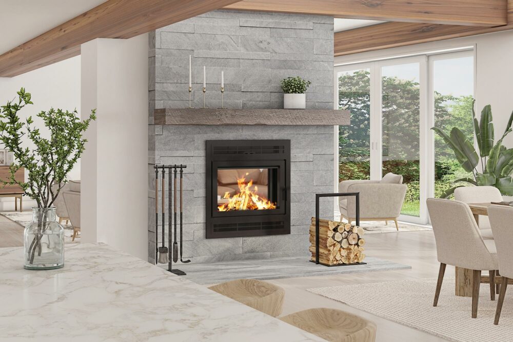 Elegance® 42 See-Thru Built-in Wood Burning Fireplace - Ambiance®