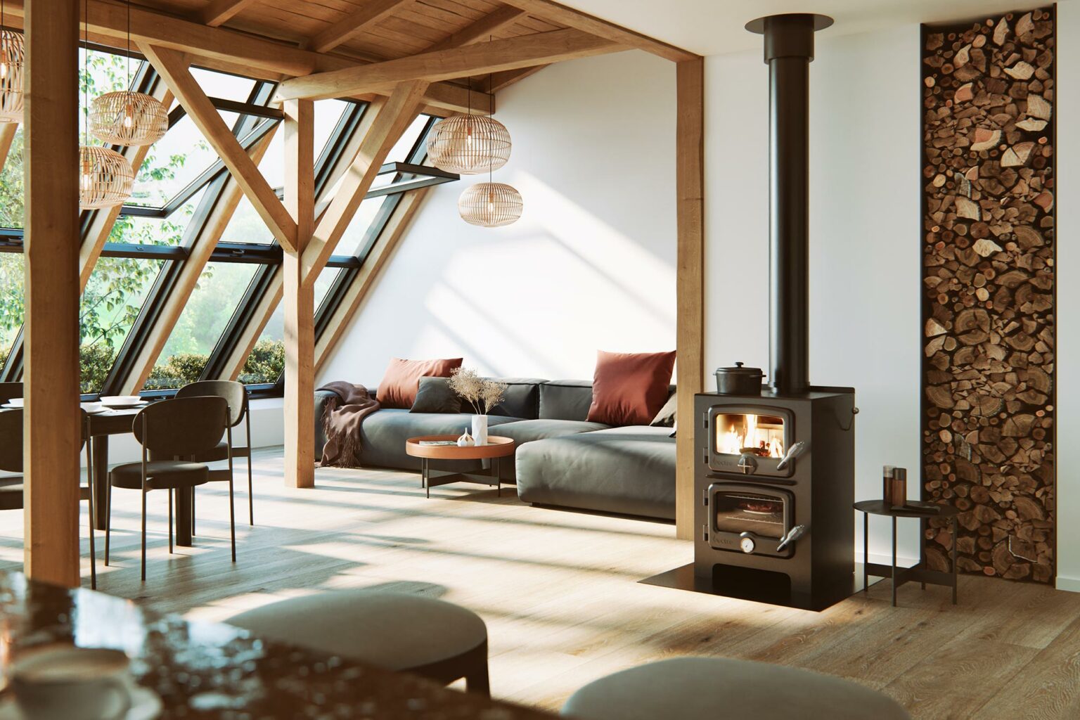 Nectre N350 Wood Burning Cookstove - Ambiance®