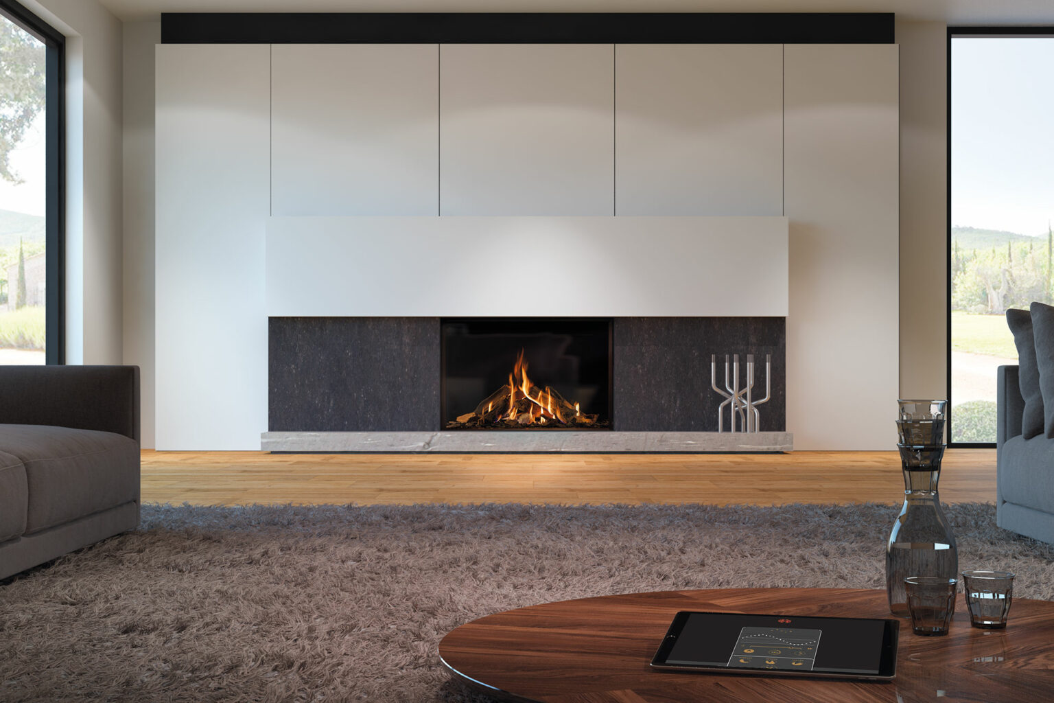 DRU Prestige® 51 Luxury Gas Fireplace - Ambiance®
