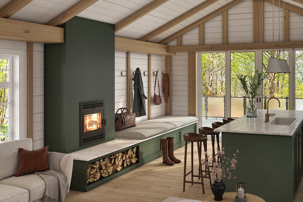 Elegance® 30 Built-in Wood Burning Fireplace - Ambiance®
